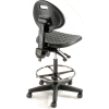 Interion® 5-Way Adjustable Ergonomic Stool, Black | 250626 ...