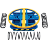 Global Industrial™ Spring-Actuated Pallet Carousel Skid Positioner ...