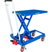 Global Industrial™ Mobile Scissor Lift Table with Hook-on Bin - 1100 Lb ...