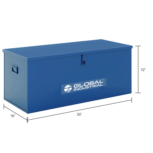 Global Industrial™ Welder Box, 4 Cu. Ft., Steel, Blue | 133725 ...