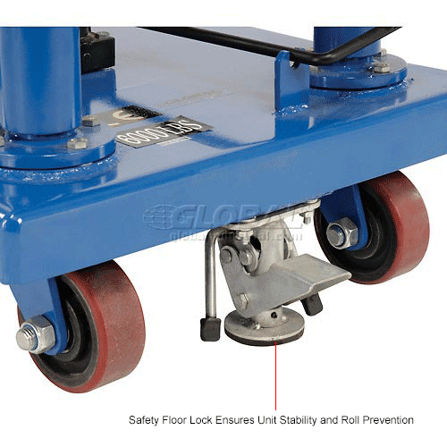 Global Industrial™ Work Positioning Post Lift Table Foot Control 6000 ...