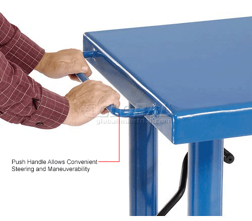 Global Industrial™ Work Positioning Post Lift Table Foot Control 6000 ...