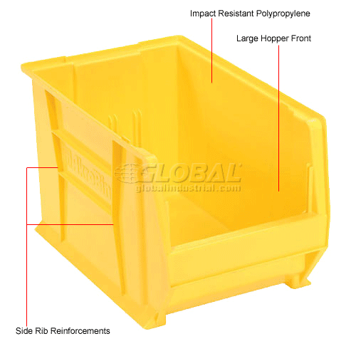 Akro-Mils® Super-Size AkroBin® Plastic Stacking Bin, 12-3/8"W x 20"D x ...