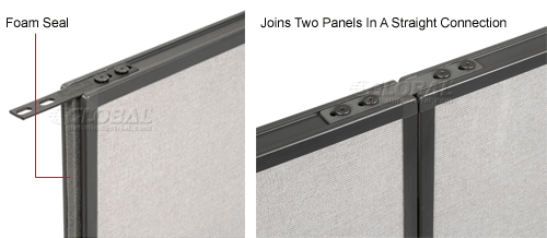 Interion® Straight Connector Kit For Office Partitions | 238644 ...