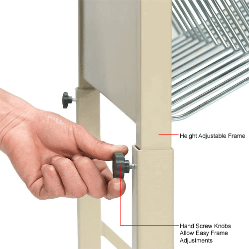 Interion® Blue Print Pivot Mobile Rack With 12 Pivot Hangers | 240169 ...