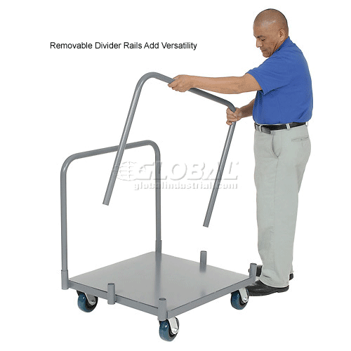Panel & Sheet Mover Truck with Solid Steel Deck 2000 Lb. Capacity ...