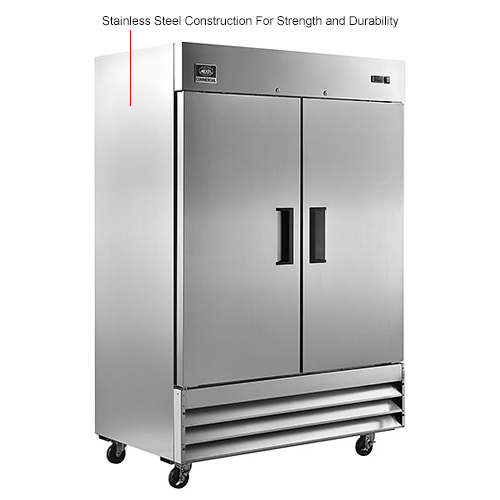 Nexel® Reach-in Refrigerator, 2 Solid Doors, 47 Cu. Ft. | 243008 ...