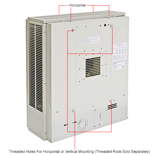 Global Industrial® Unit Heater, Horizontal or Vertical Downflow, Multi ...