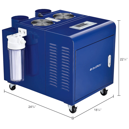Global Industrial® Ultrasonic Humidifier, Cool Mist with Dual Output ...