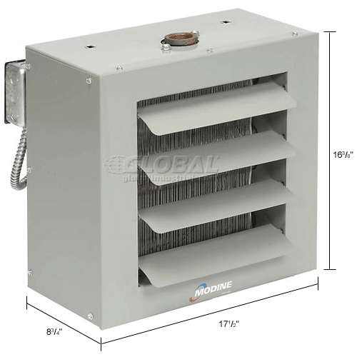 Modine Steam or Hot Water Unit Heater HSB33SB01SA, 33000 BTU | 246445 ...