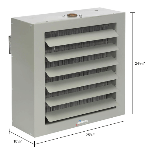 Modine Steam or Hot Water Unit Heater HSB121SB01SA, 121000 BTU | 246450 ...