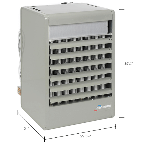 Modine High-Efficiency II™ Gas Fired Unit Heater 150000 BTU PDP Series ...