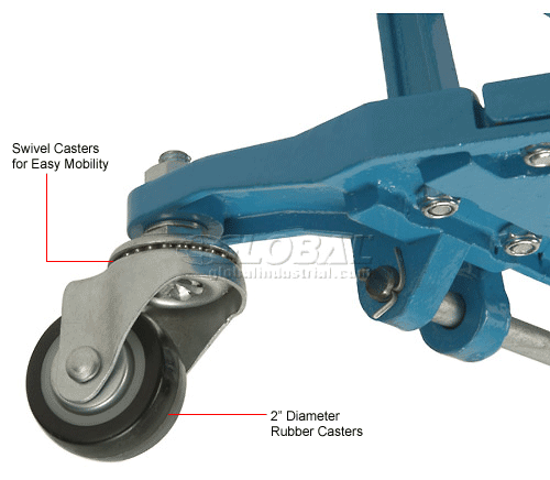 Global Industrial™ Easy Lift Desk Mover 600 Lb. Capacity | 268602 ...