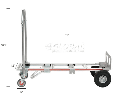 Magliner® Gemini Senior 2-in-1 Convertible Hand Truck - GMK81UA4 ...