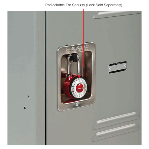 Global Industrial™ Infinity® 3-Tier 3 Door Locker, 15"W x 21"D x 24"H ...