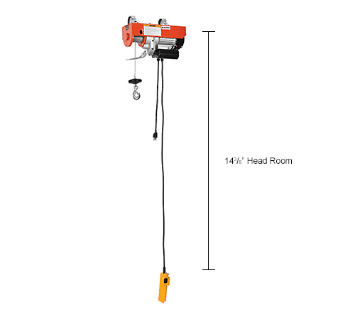 Global Industrial™ Electric Cable Hoist, 880 Lb. Capacity | 298641 ...
