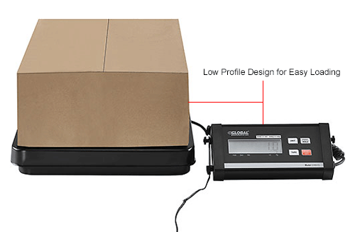 Global Industrial™ Digital Shipping Scale With AC Adapter/USB Port, 400 ...