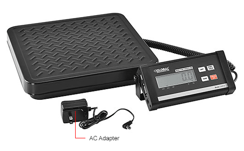 Global Industrial™ Digital Shipping Scale With AC Adapter/USB Port, 400 ...