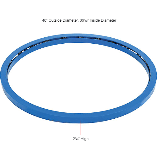 Global Industrial™ Pallet & Skid Carousel Turntable Rotating Ring 6000 ...