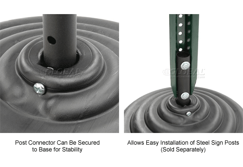 Parking Lot Sign Post Base, 18" Diameter | 337525 - GLOBALindustrial.ca