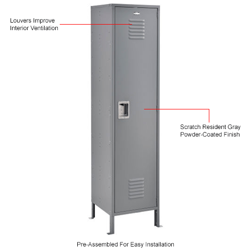 Global Industrial™ Infinity® 1-Tier 1 Door Locker, 18"W x 21"D x 78"H ...