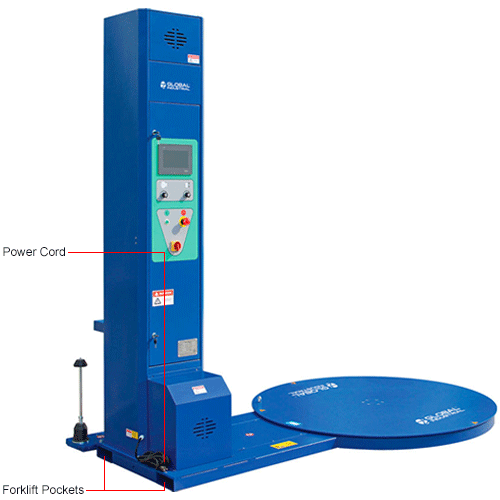 Global Industrial™ Semi-Automatic Stretch Wrap Machine For 20"W Rolls ...