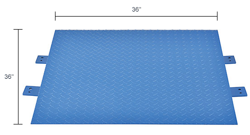 Global Industrial™ Ramp For 3'x3' NTEP Pallet Scale, 36"Lx36"Wx5"H ...
