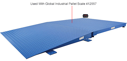 Global Industrial™ Ramp For 5'x5' NTEP Pallet Scale, 60"Lx48"Wx5"H ...