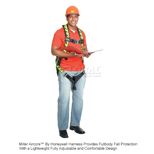 Universal Miller Fall Protection AC-TB-BDP/UGN AirCore Harness w/Tongue ...