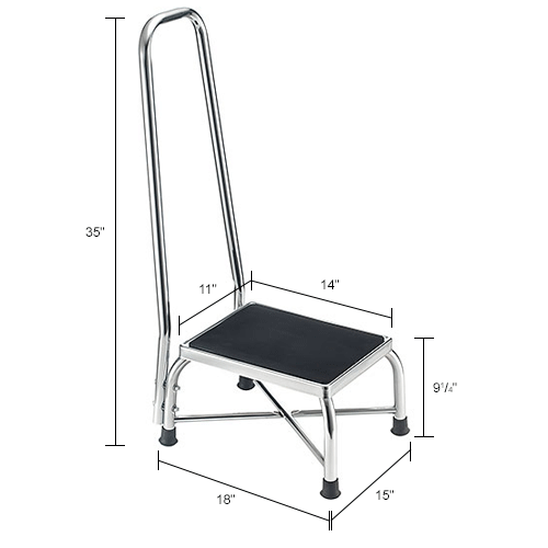 Global Industrial™ Medical Heavy Duty Bariatric Step Stool With ...