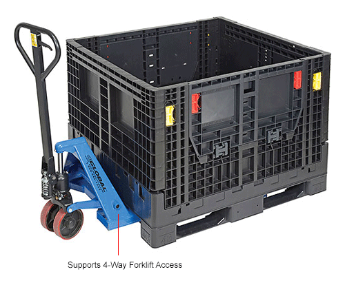 Global Industrial™ Folding Bulk Shipping Container, 48"Lx45"Wx34"H ...