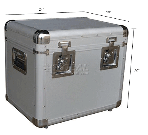 Cases | Shipping and Travel Cases | CASE-L Aluminum Storage Case Large ...