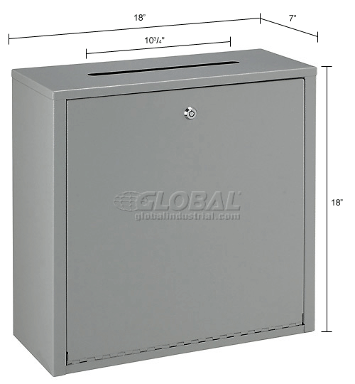 Global Industrial™ Inter-Office Mailbox Large 18"W x 7" D x 18" H ...
