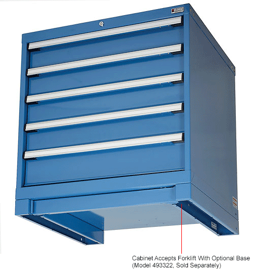 Global Industrial™ Modular Drawer Cabinet, 5 Drawers, w/Lock, 30"Wx27 ...