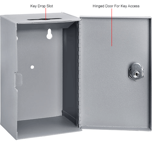 Global Industrial™ Drop-In Key Control Box, 4-3/8"W x 3-1/4"D x 7-1/4"H ...