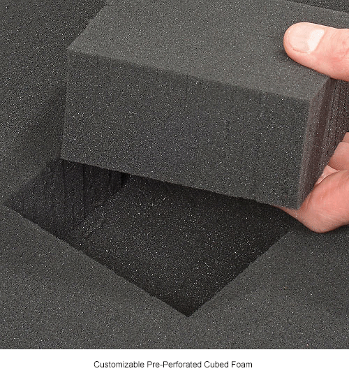 Global Industrial™ Waterproof Hard Case W/Pinch Tear Foam, 11"L x 9-11/ ...