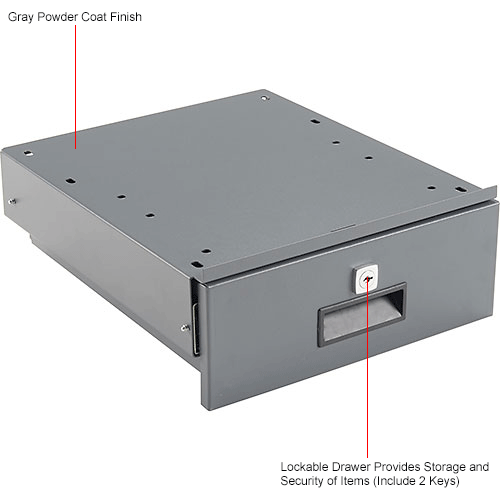 Global Industrial™ Steel Drawer for 18" Deluxe Machine Table | 493771 ...
