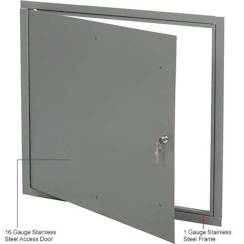 Global Industrial™ Multi Purpose Metal Access Panel, Key Lock, 24"W x ...