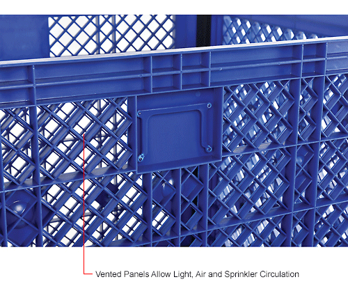 Global Industrial™ Easy Assembly Vented Wall Container - Drop Gate 39-1 ...