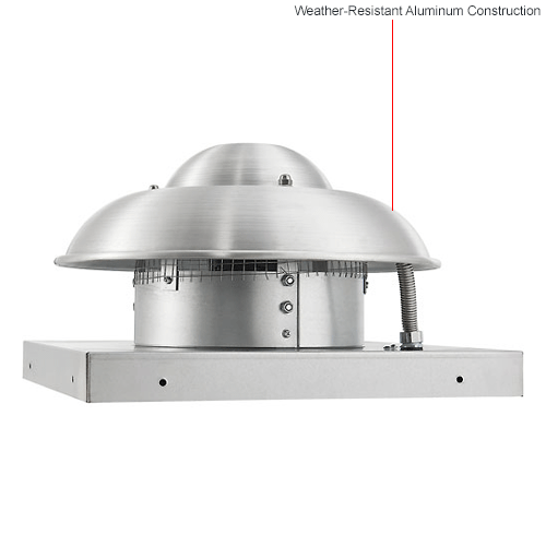 Global Industrial™ Roof Axial Exhaust Fan, 500 CFM, 115V | 604136 ...