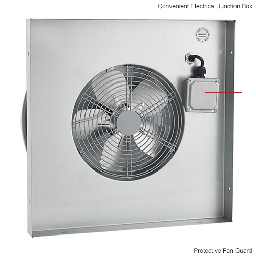 Global Industrial™ Roof Axial Exhaust Fan, 500 CFM, 115V | 604136 ...