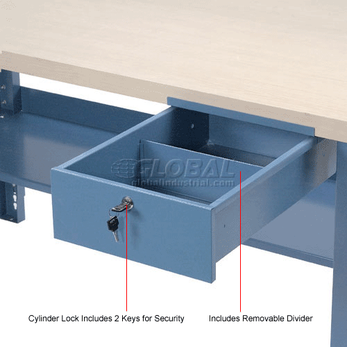 Global Industrial™ Complete Industrial Workbench With Plastic Laminate ...