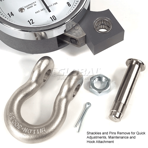 Dillon AP Mechanical Dynamometer, 5" Dial, 10,000 lb x 100 lb | 613303 - GLOBALindustrial.ca