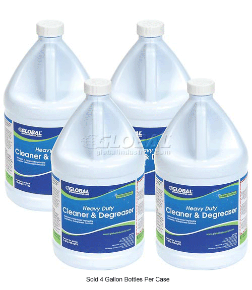 Global Industrial™ Heavy Duty Cleaner & Degreaser, 1 Gallon Bottle, 4 ...