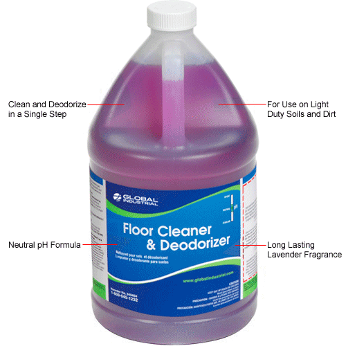 Global Industrial™ Floor Cleaning Kit, Floor Cleaner & Finish, 1 Gallon ...