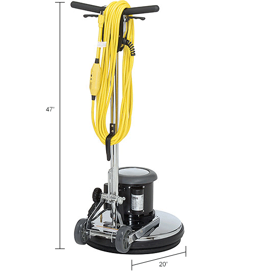 Global Industrial™ Low Speed Floor Machine, 20" Cleaning Path | 641252 ...