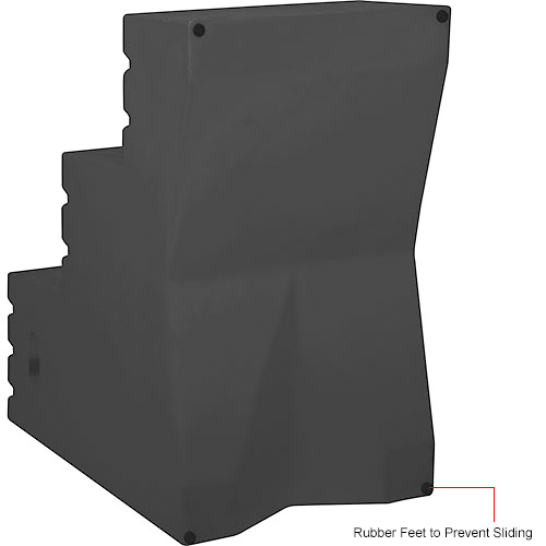 Global Industrial™ 3 Step Plastic Step Stand, 20"W x 28-1/2"L x 33-1/2 ...