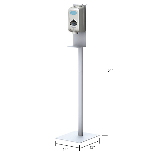 Global Industrial™ Universal Hand Sanitizer Dispenser Floor Stand ...