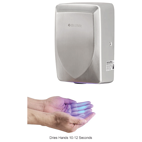 Global Industrial™ High Velocity Automatic Hand Dryer, ADA Compliant ...