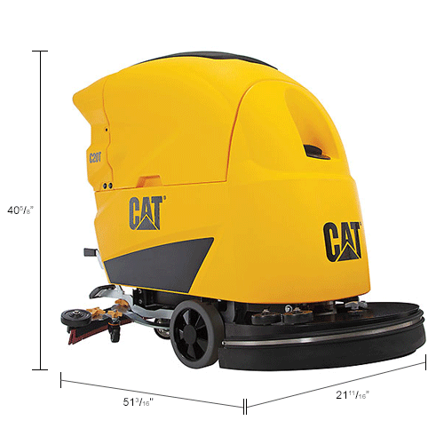 Cat® C20T Auto Floor Scrubber With Traction Drive, 20" Cleaning Path ...